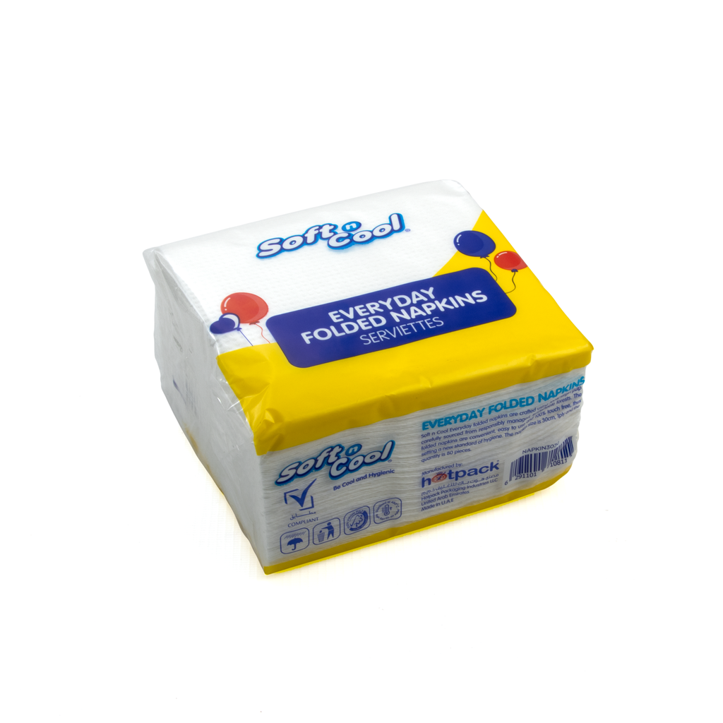 Folded Napkin 3030 Soft n Cool | Whetstone